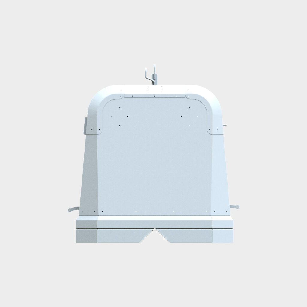 3000 LT Above Ground Metal Galvanized Garbage Container - BDB Metal
