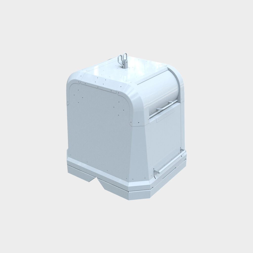 3000 LT Above Ground Metal Galvanized Garbage Container - BDB Metal