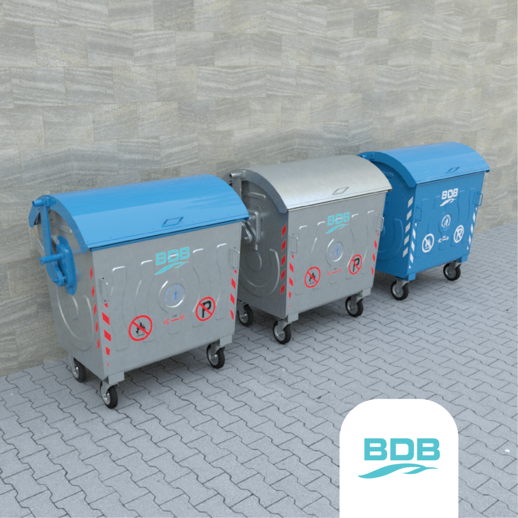 Metal Waste Containers - BDB Metal