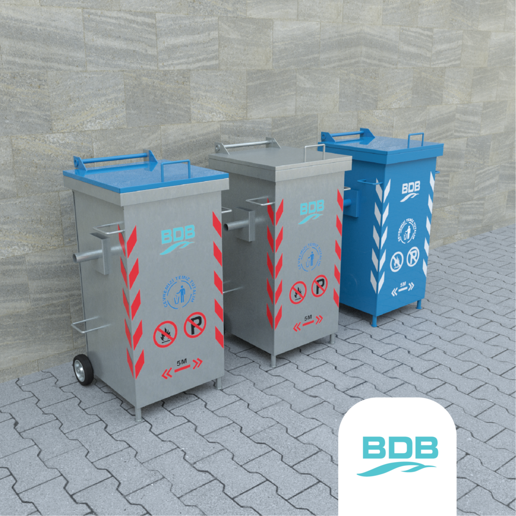Metal Waste Containers - BDB Metal