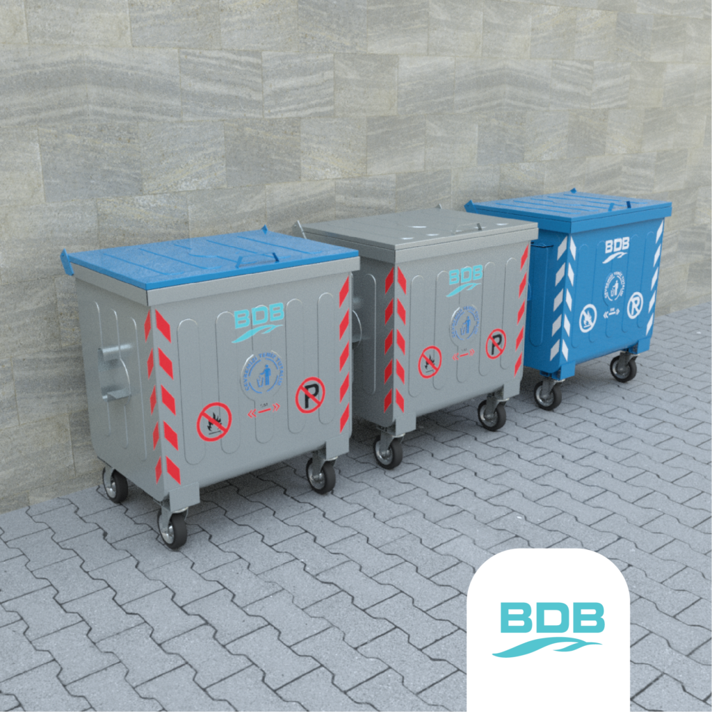 Metal Waste Containers - BDB Metal