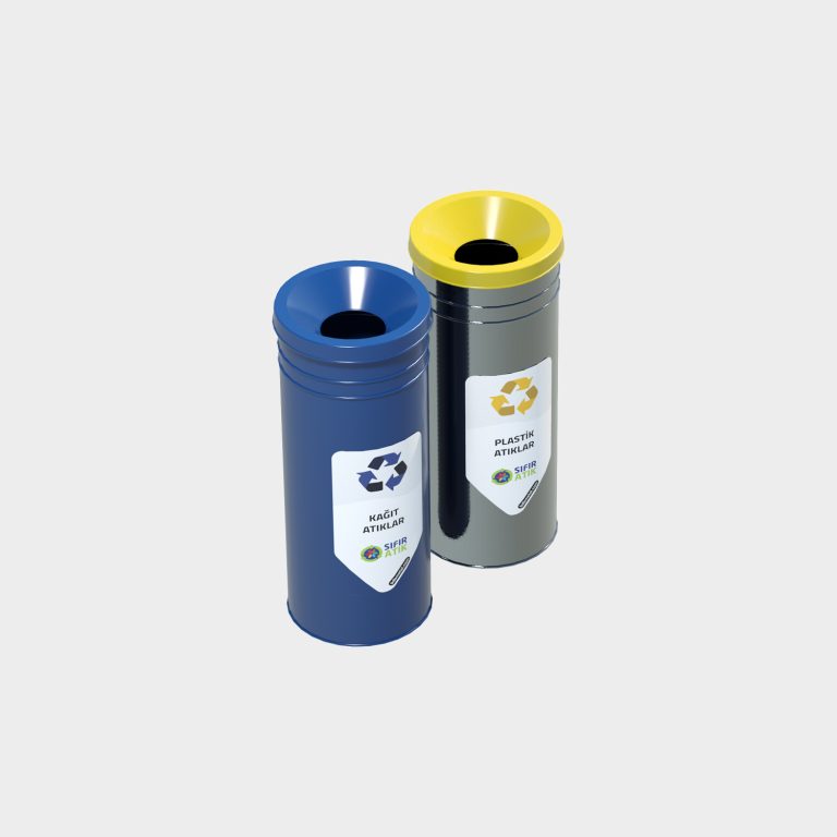 Cylinder Type Recycling Bin - BDB Metal