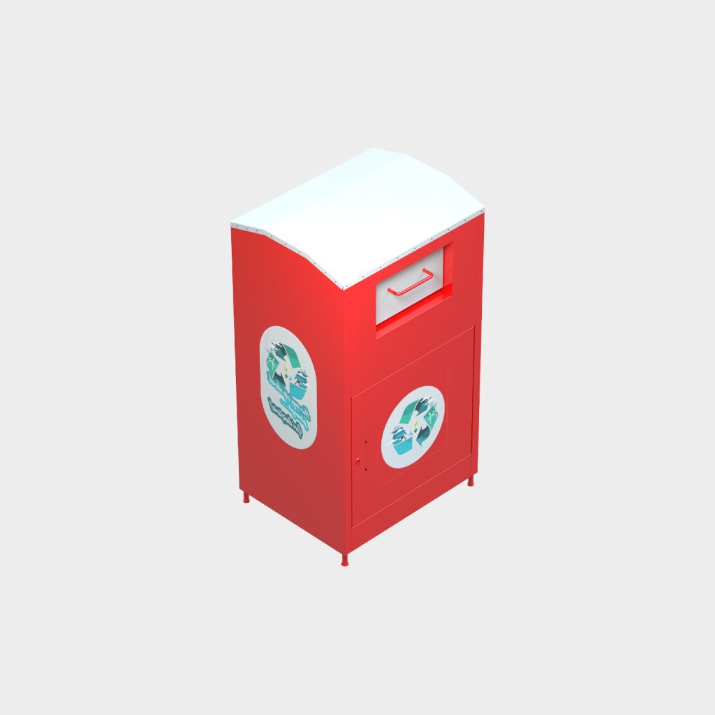 Clothing Recycling Bin Moneybox - BDB Metal